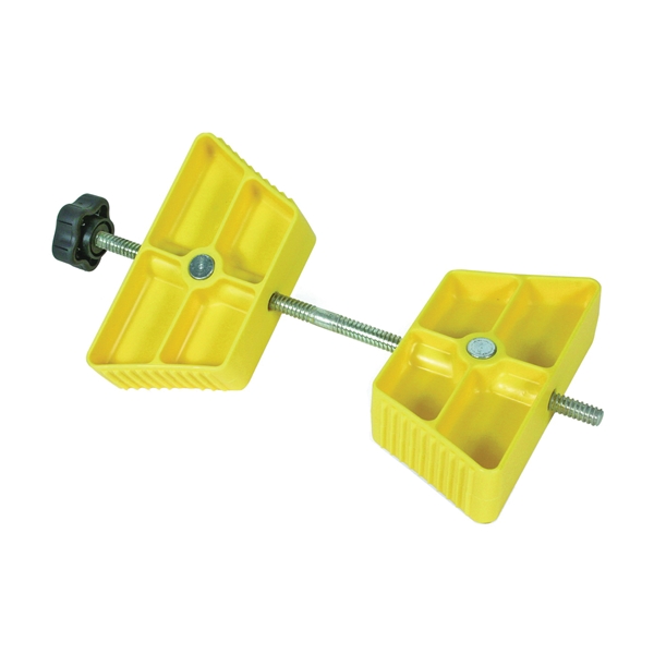 CAMCO 44622 Wheel Stop Chock, Plastic, Yellow, For 26 to 30 in Dia ...