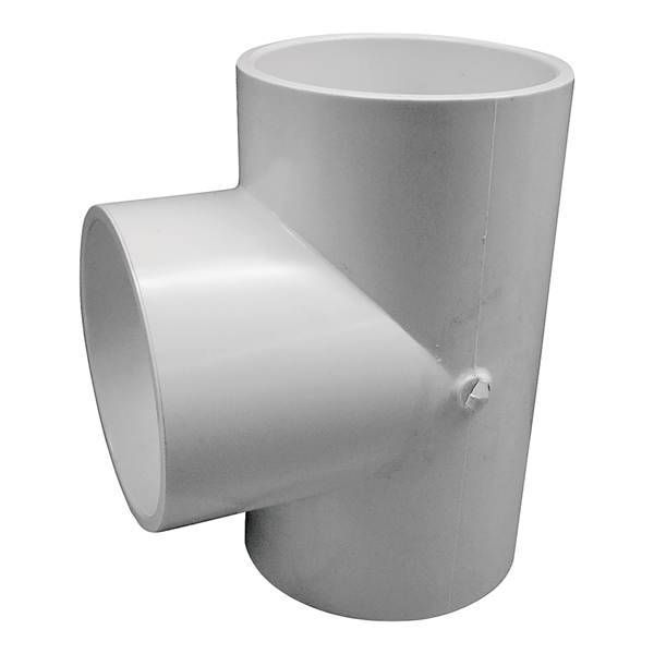GENOVA 300 Series 31440 Pipe Tee, 4 in Run, Slip Run Connection, 4 in ...