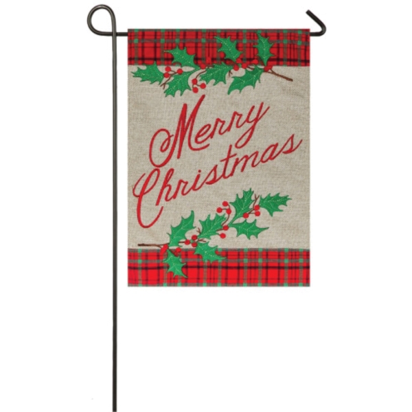 Evergreen Decorative Garden Flags | Shelly Lighting