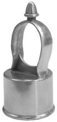 Aluminum Eyetop Chain Link Loop Cap, 1-5/8 In. | Wilco