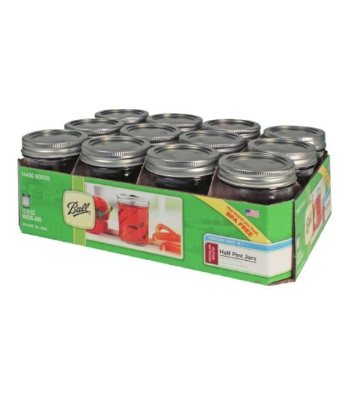 Ball, 1/2 Pint Canning Jars with Lids and… s, 12 pk | Wilco