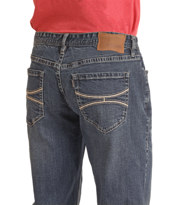 Hooey Mens Relaxed Tapered Stretch Stackable Bootcut Jean Hymdtbr1ig