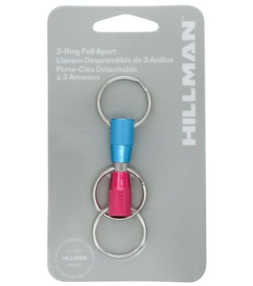 Hillman, 3-Ring Pull Apart Key Ring | Wilco