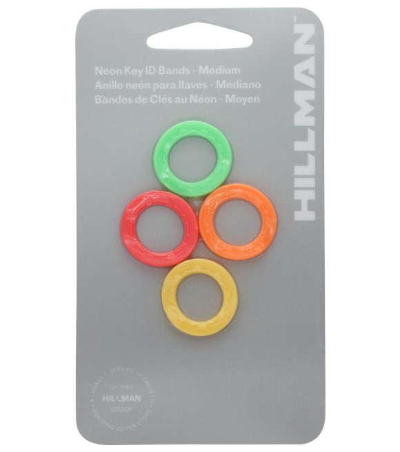 Hillman, Neon Jumbo Key Band, 3 pk - Wilco Farm Stores