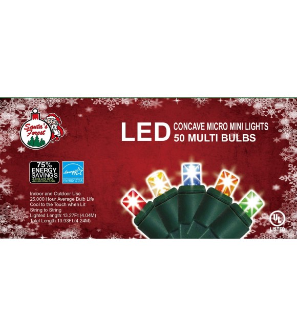 Santa's Forest, Micro LED Concave Mini Lights, 50 ct - Wilco Farm Stores
