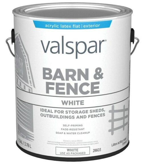 Valspar, White Barn & Fence Latex Exterior Paint - Wilco Farm Stores