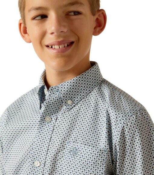 Ariat, Kids' Blue Heaven Edgar Classic Fit Shirt - Wilco Farm Stores