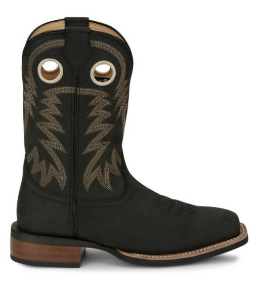Justin, Men's Black 11" Show Stopper Western Boots - Wilco Farm Stores