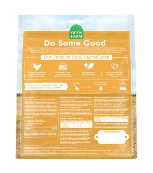 Open Farm, Freeze-Dried Raw Harvest Chicken Dog Food - Wilco Farm Stores