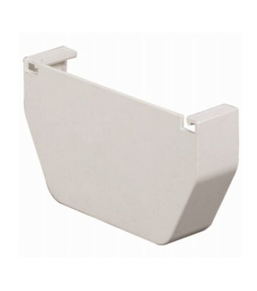 Amerimax, 5" White Vinyl Gutter End Cap | Wilco