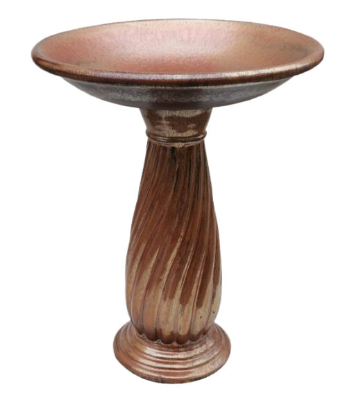 Tri-R Sales, Tall Ceramic Bird Bath - Wilco Farm Stores