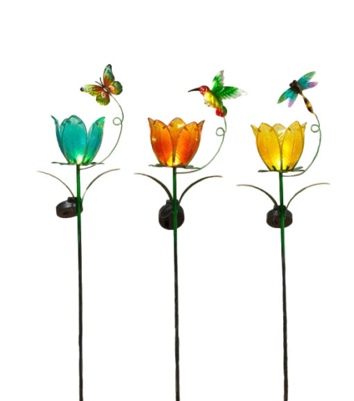 Gerson, 39" Assorted Solar Powered Garden… ip Stake | Wilco
