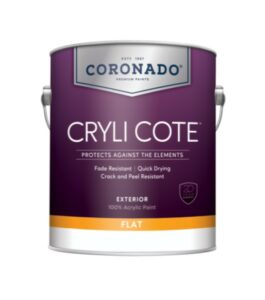 Benjamin Moore, Coronado Cryli Cote 100% Acrylic Exterior Flat Paint ...