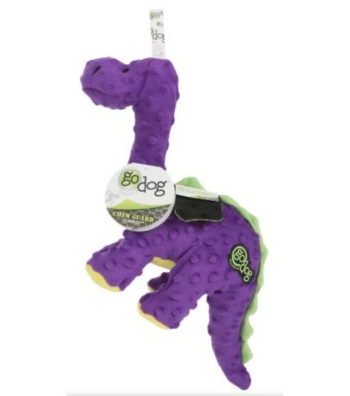 goDog, Purple Small Bruto Brontosaurus Din… Dog Toy | Wilco