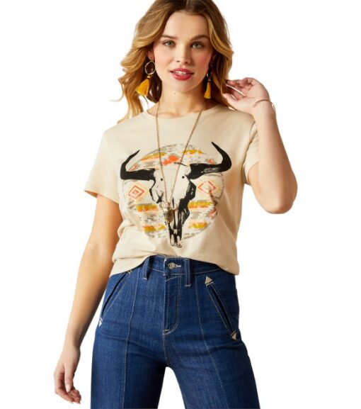 Wilfull Wear, Ladies Navy Blue V-Neck T-Shirt - Wilco Farm Stores