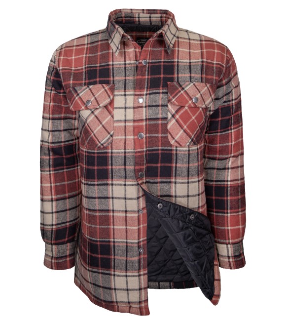 Canyon Guide Outfitters, Men's Red Snake River Quilted Flannel - Wilco ...