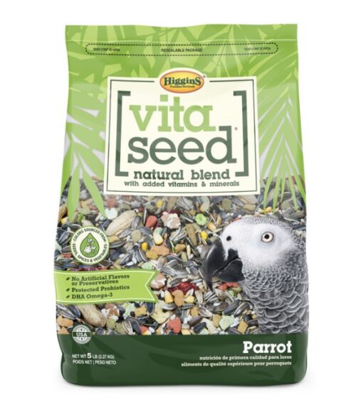 Higgins, Vita Seed Natural Blend Parrot Food, 25 lb | Wilco