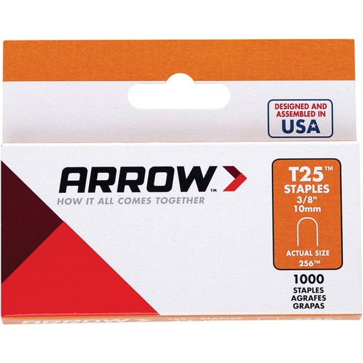 Arrow T25 Round Crown Cable Staple, 3/8 In… 00-Pack) | Wilco