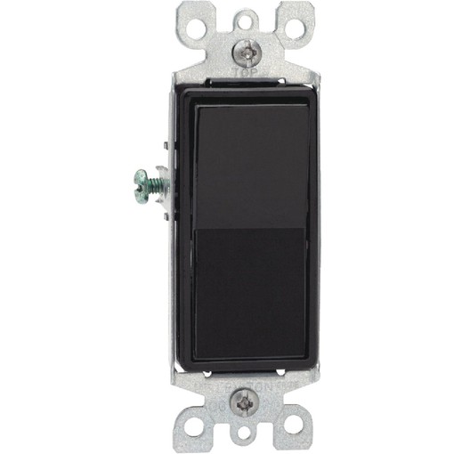 Leviton Decora Rocker Black 15A Grounded 3… y Switch | Wilco