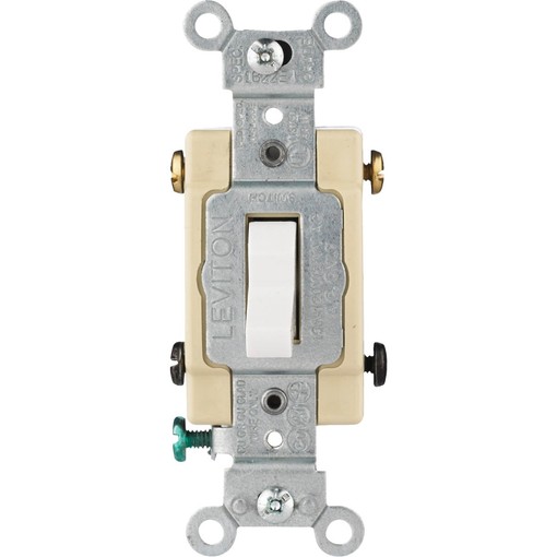Leviton Commercial 15A White Grounded Quie… y Switch | Wilco