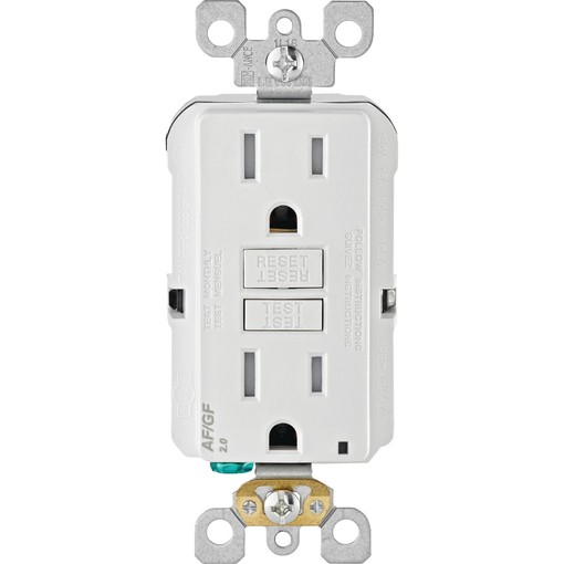 Leviton SmartLockPro Dual Function 15A Whi… I Outlet | Wilco