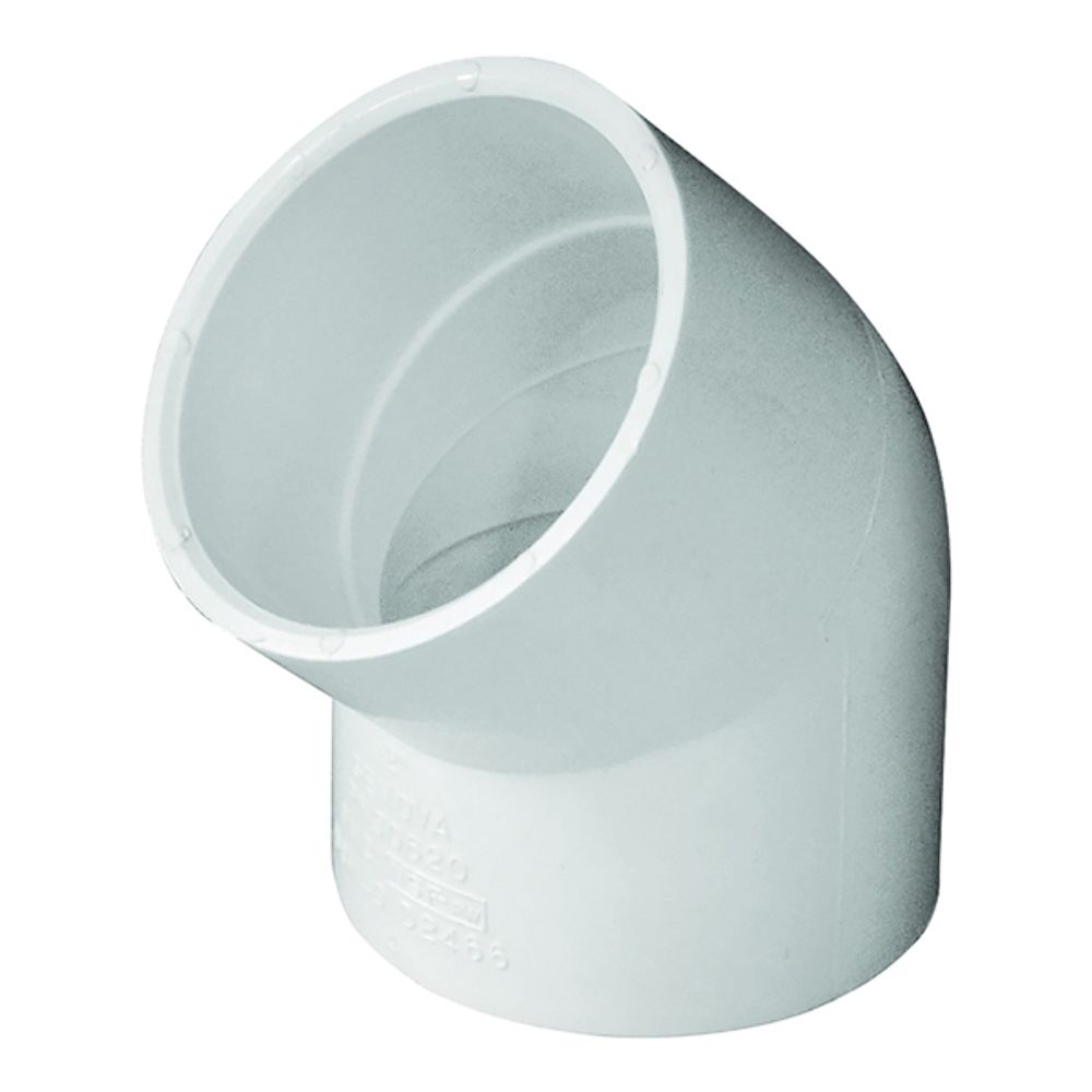 GENOVA 300 Series 30620 Pipe Elbow, 2 in S… g, White | Wilco