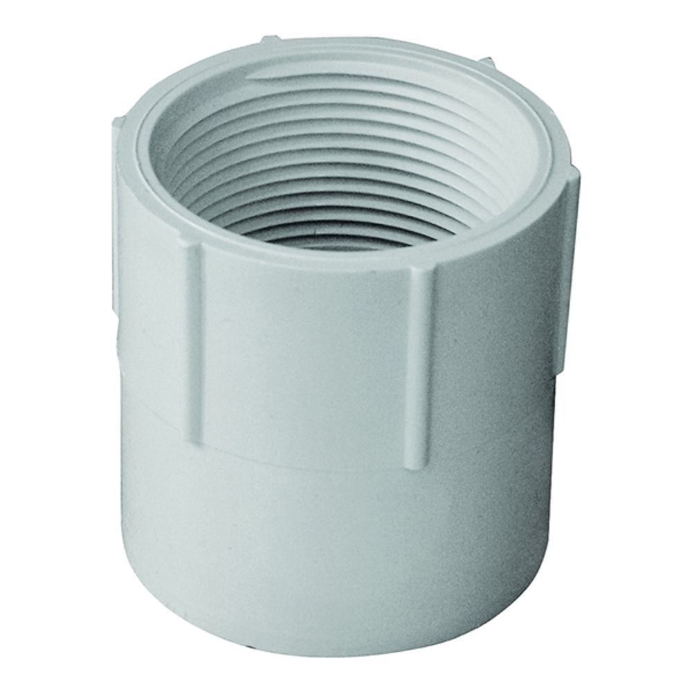 GENOVA 300 Series 30315 Pipe Adapter, 1-1/… P, White | Wilco