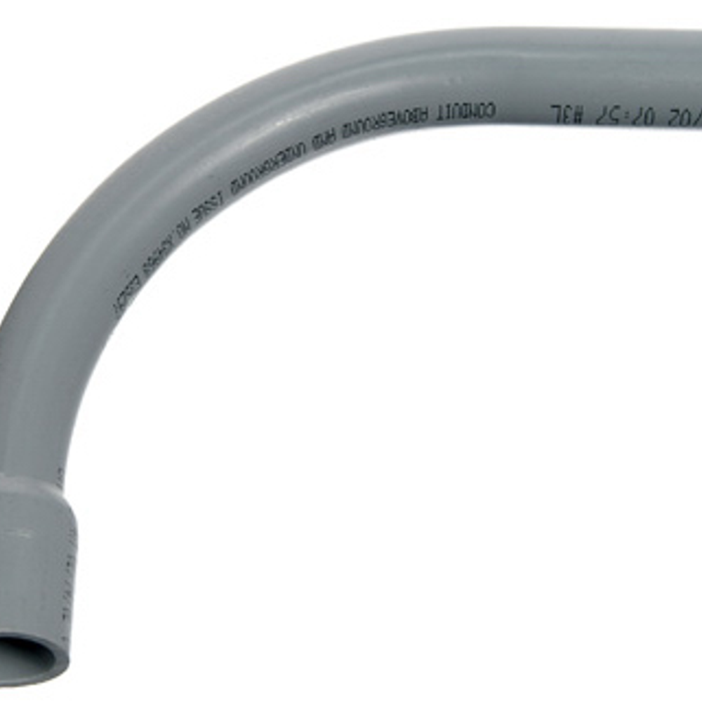 Carlon UA9AER-CTN Conduit Elbow, Gray | Wilco