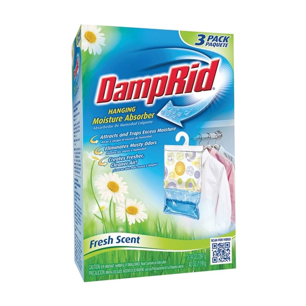 DampRid FG83K Hanging Moisture Absorber, 14 oz Box | Wilco