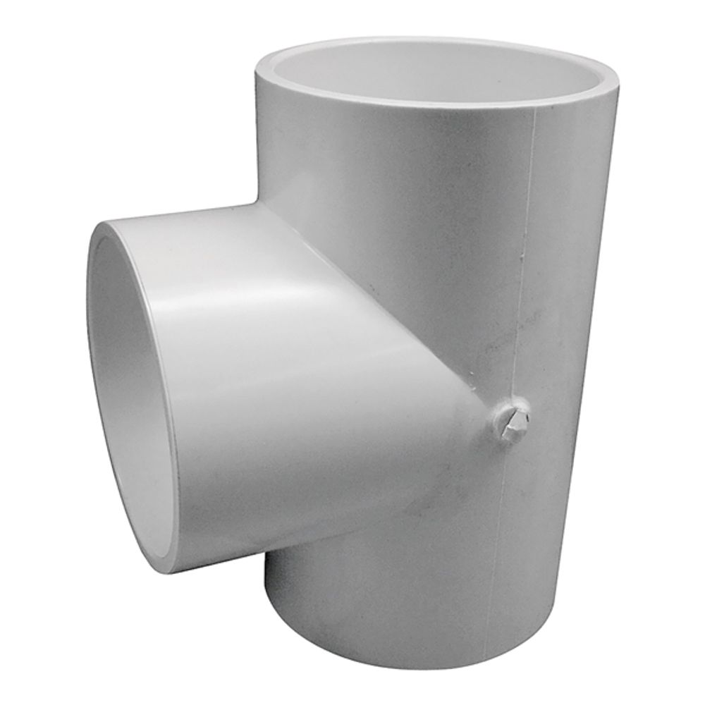 GENOVA 300 Series 31440 Pipe Tee, 4 in Run… n, White | Wilco