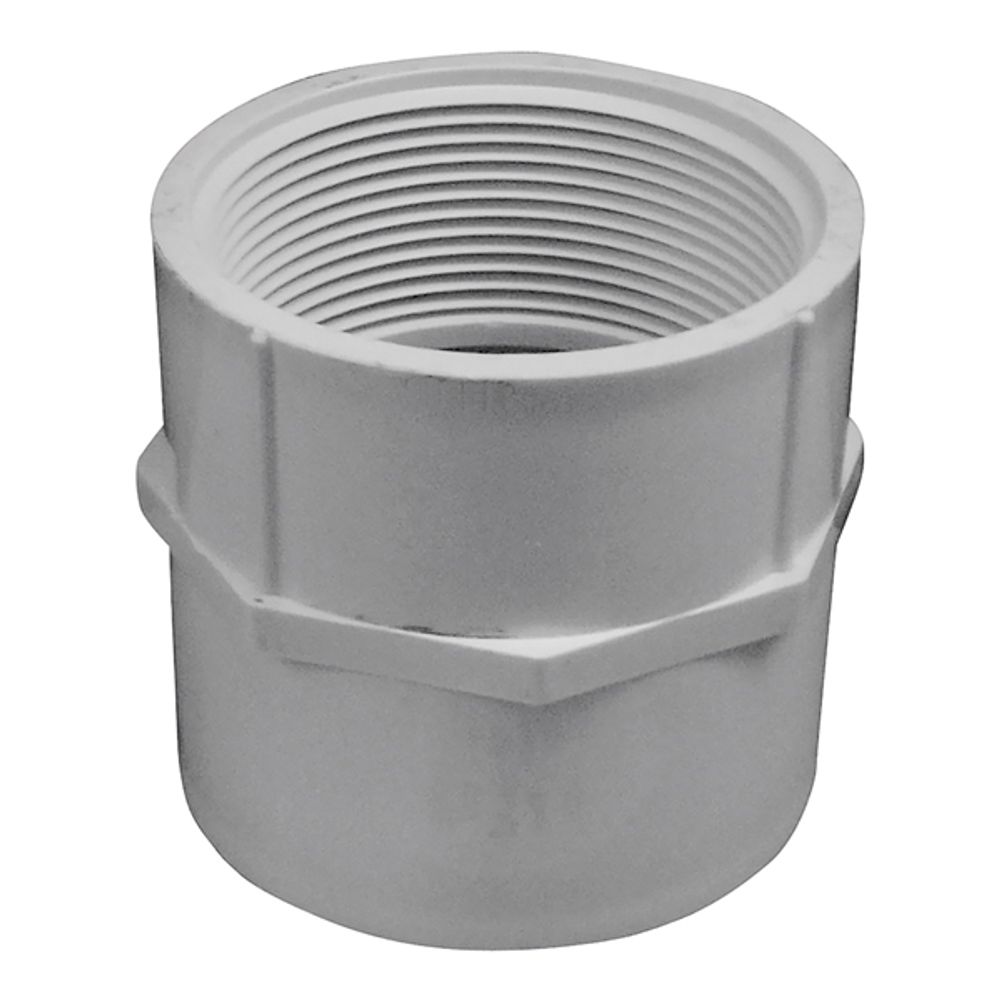 GENOVA 300 Series 30340 Pipe Adapter, 4 in… P, White | Wilco