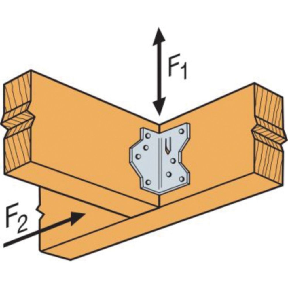 Simpson Strong-Tie A34 Framing Angle, 18 g… lvanized | Wilco