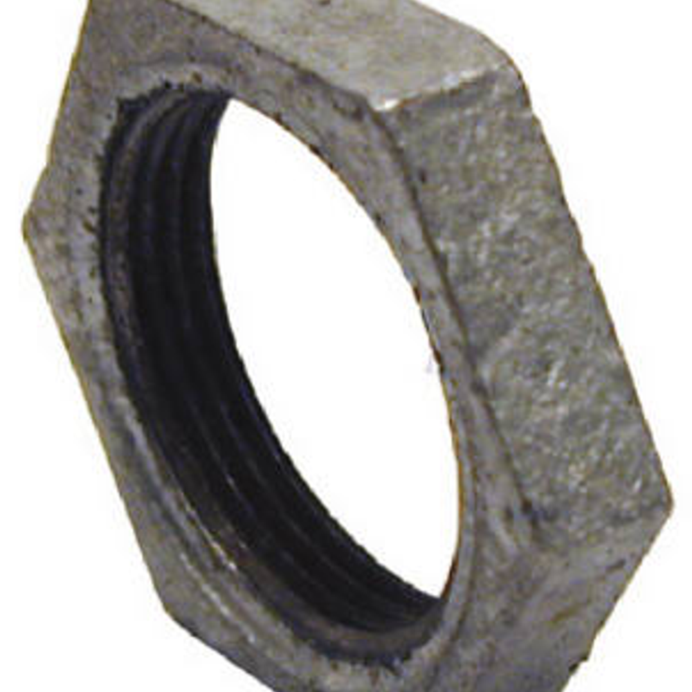 Pipe Fitting, Lock Nut, Galvanized, 3/4-In. | Wilco