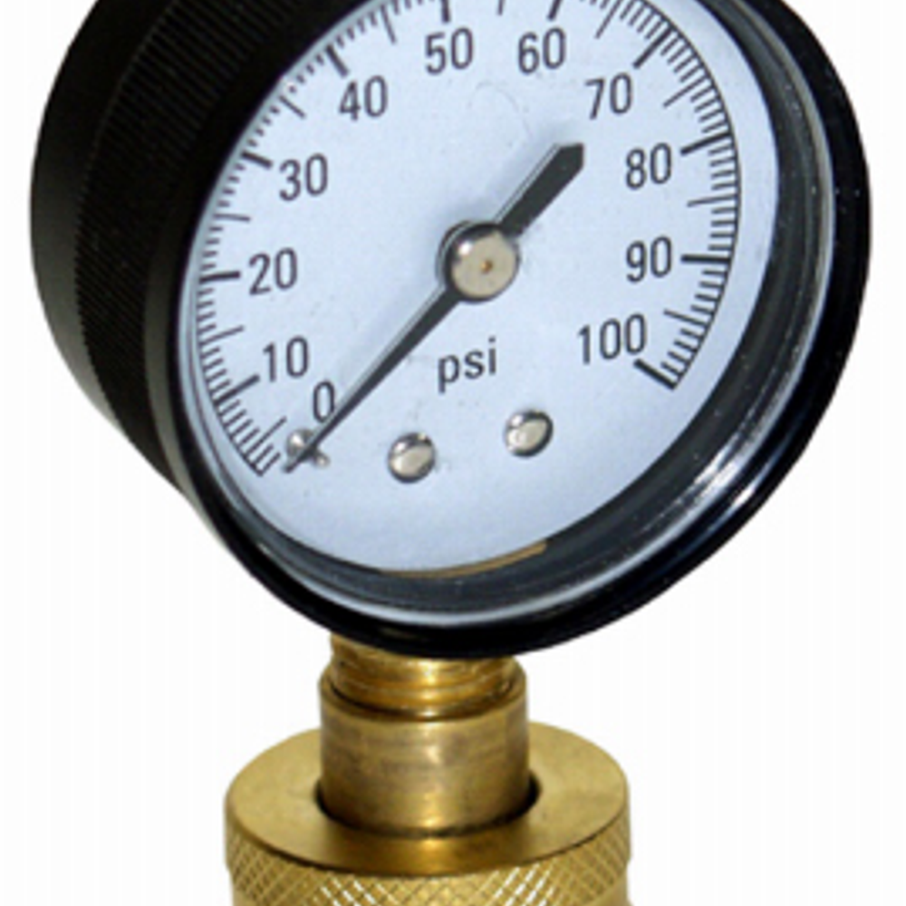 Water Pressure Test Gauge, 100 PSI | Wilco