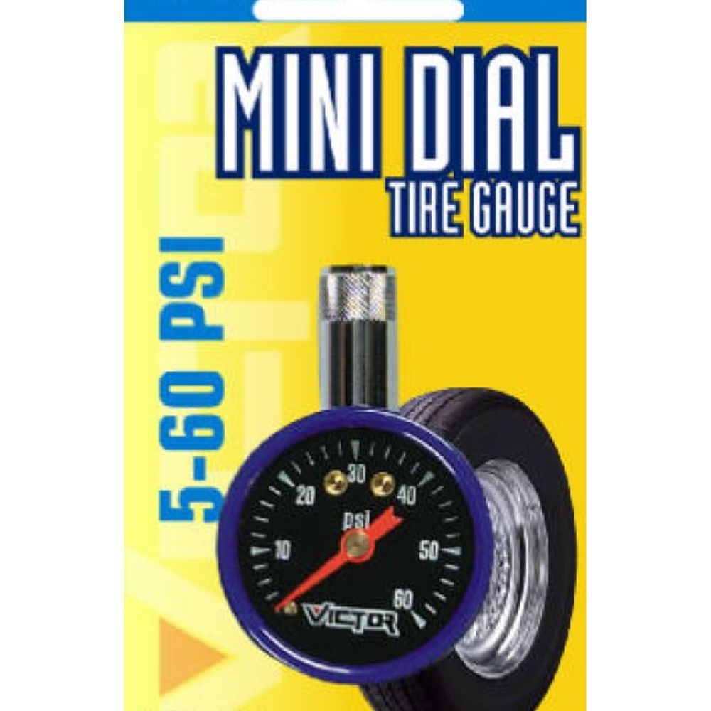 Tire Gauge, Mini Dial, 5-50 PSI, | Wilco