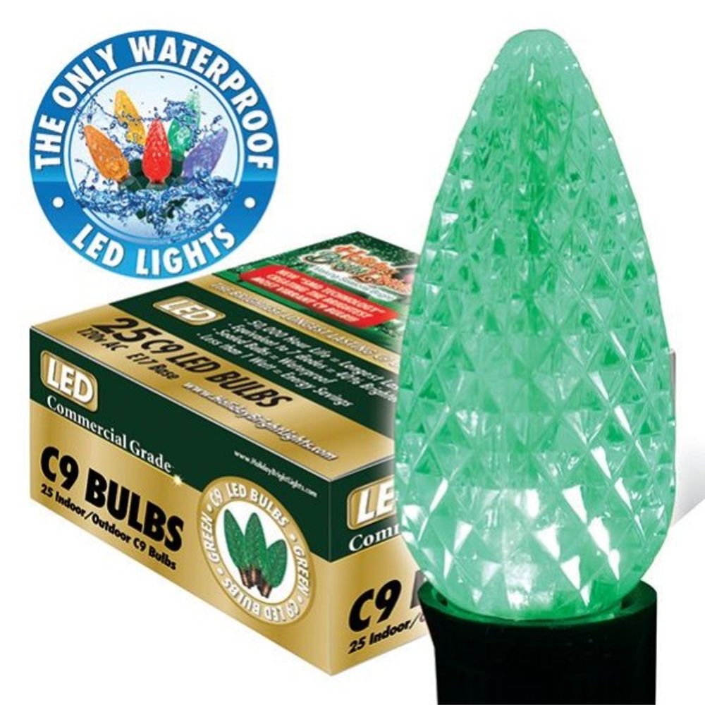 Holiday Bright Lights, SMD LED C9, 25 Pack | Wilco