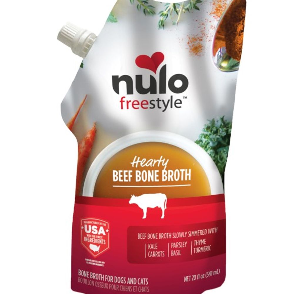 Nulo, Freestyle Hearty Beef Bone Broth, 20 oz | Wilco