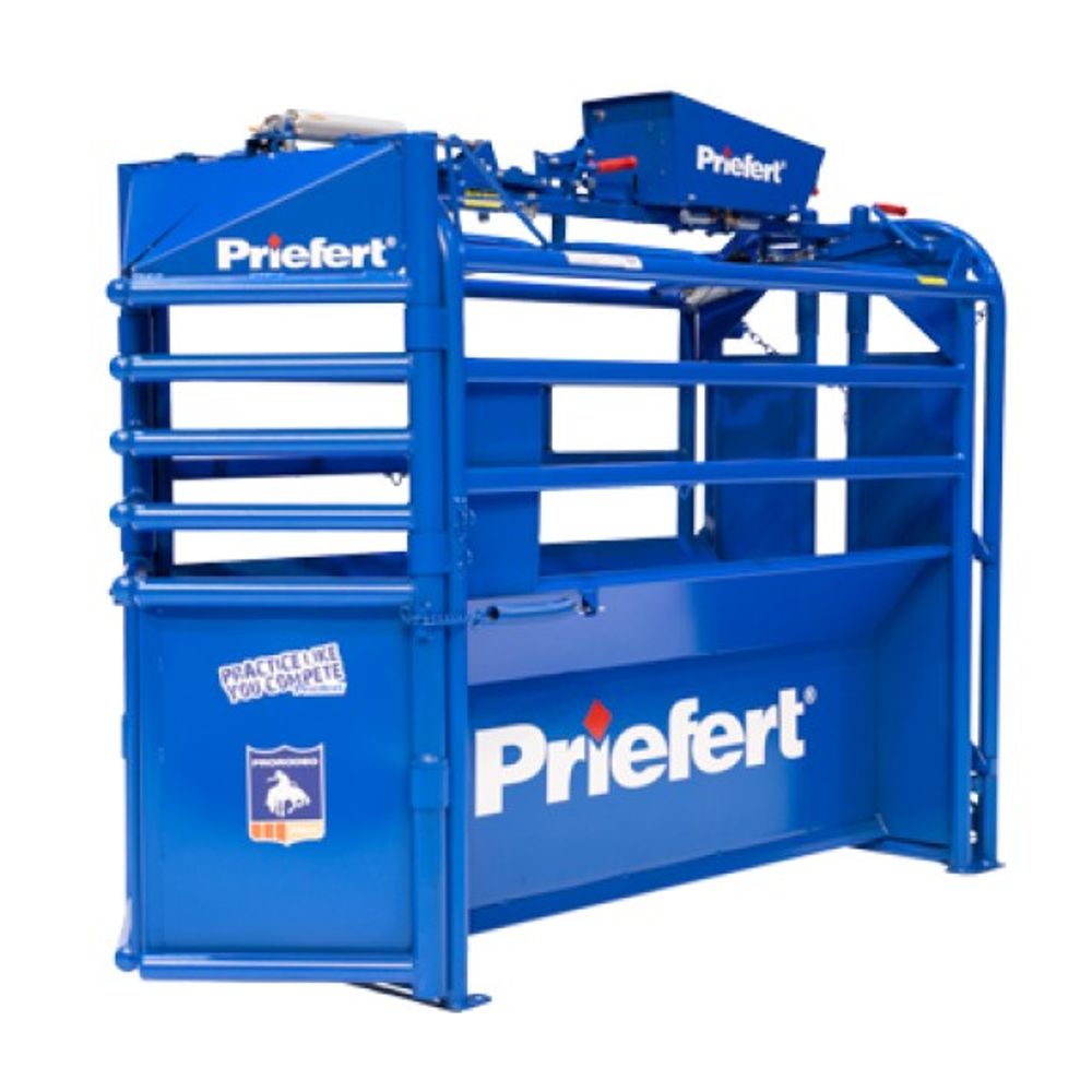 Priefert, Blue 22 Fully Automatic Roping Chute | Wilco