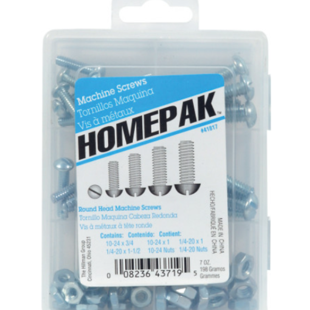 Hillman, Round Slotted Machine Screws, Assortment | Wilco