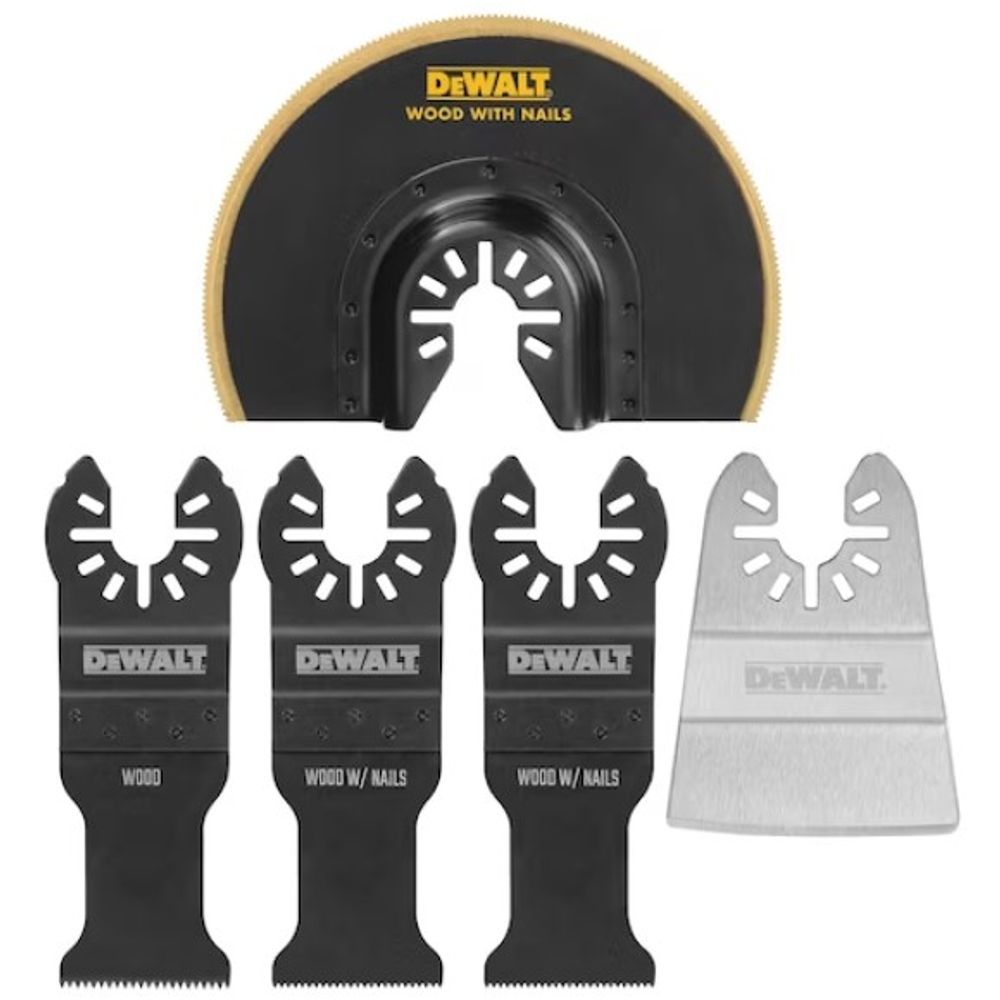 DeWalt, Oscillating Set, 5 pc | Wilco