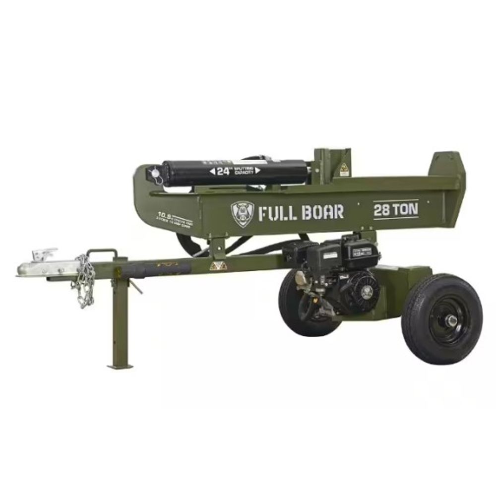 Full Boar, 28 Ton 212 cc Gas Powered Log Splitter | Wilco