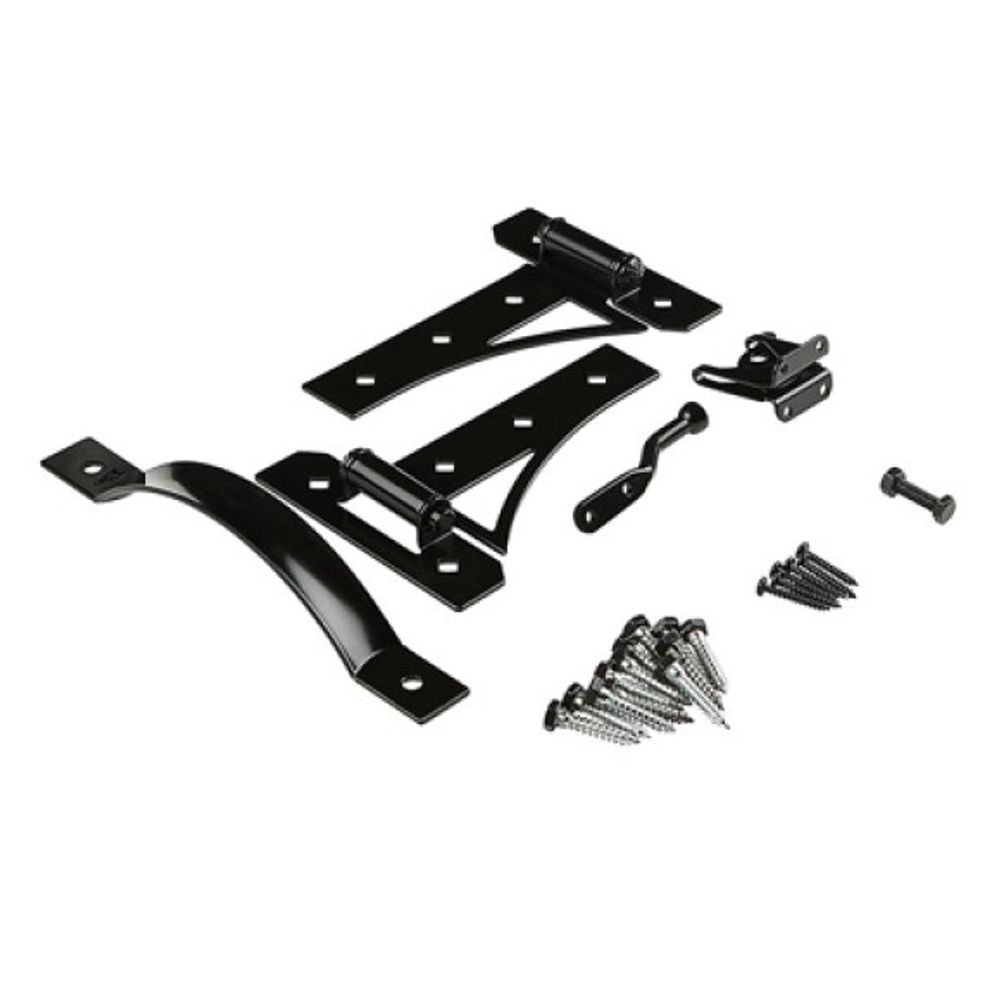 National Hardware, Black Cottage Style Gat… uite Kit | Wilco