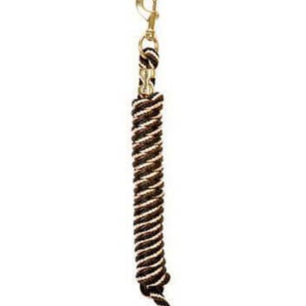 Weaver, Black/Brown/Tan 10' Poly Lead Rope… 225 Snap | Wilco