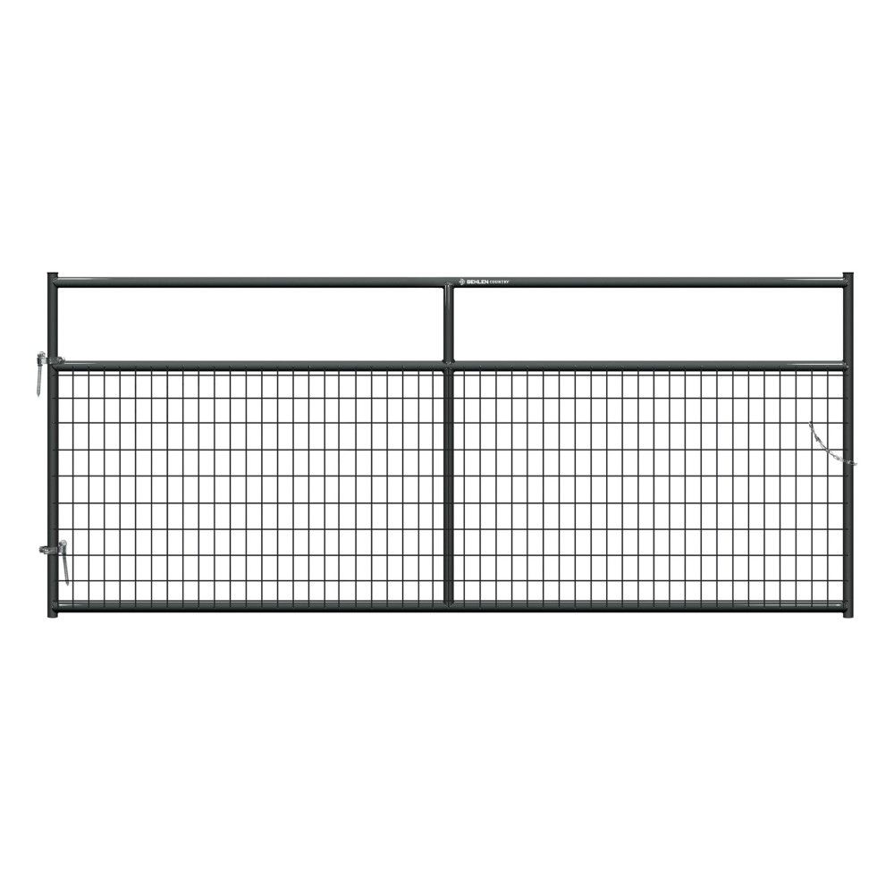 Behlen, 10' Gray Frontier Square Corner Gate | Wilco
