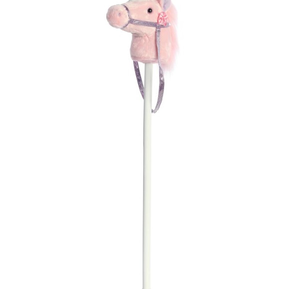 Aurora, 37" Pink Giddy-Up Friends Fantasy Stick Pony | Wilco