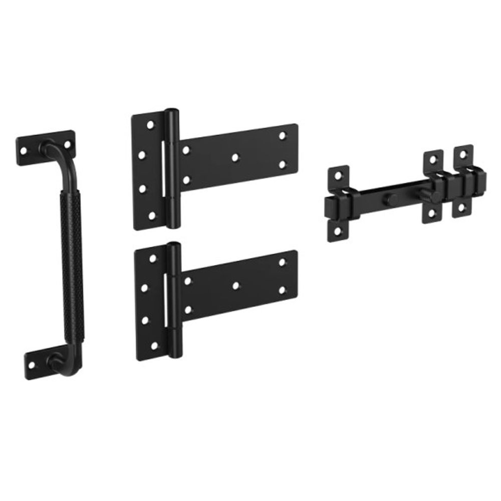 National Hardware, Black Industrial Gate Kit | Wilco