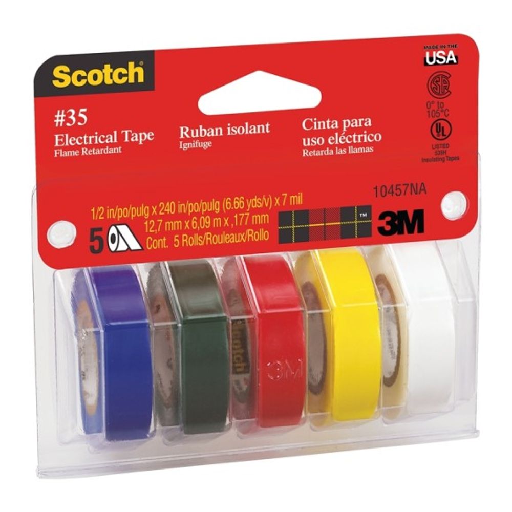 Scotch, 3M Multi-Color Electrical Masking… x 240 ft | Wilco