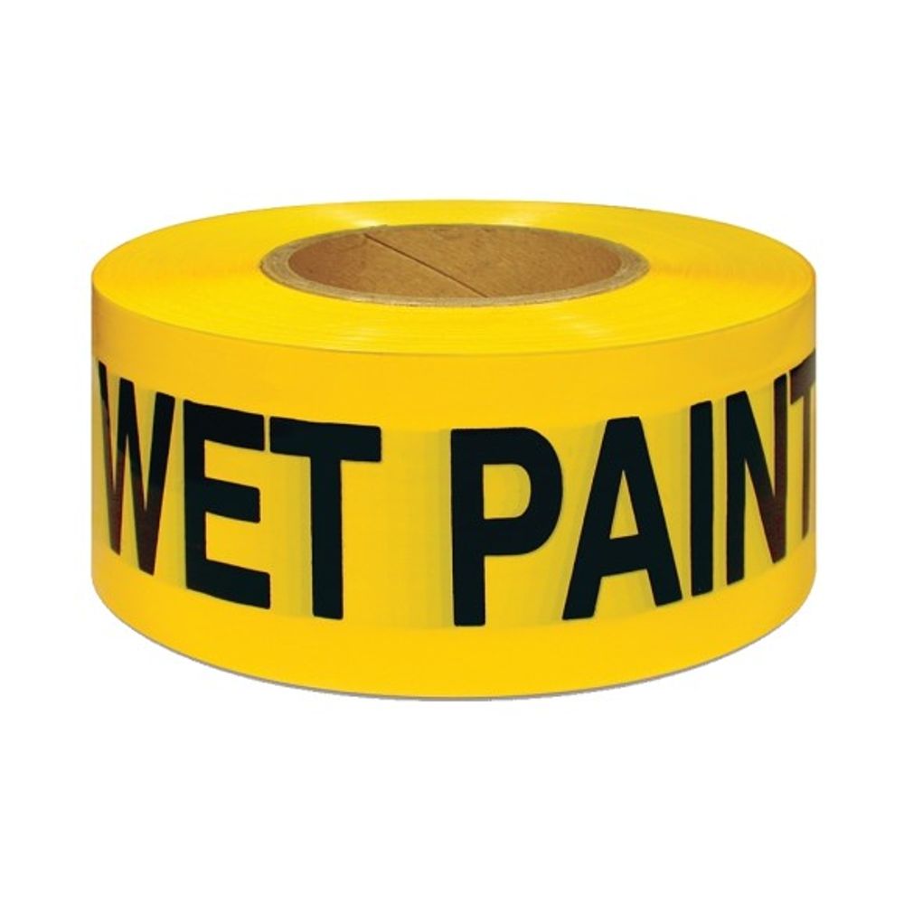 ipg, 3 in x 300 ft Yellow Wet Paint Vinyl Tape | Wilco