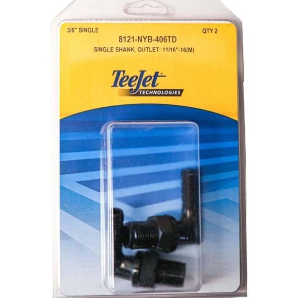 Fimco, TeeJet 3/8" Hose Shank Adapter, 2 pk | Wilco