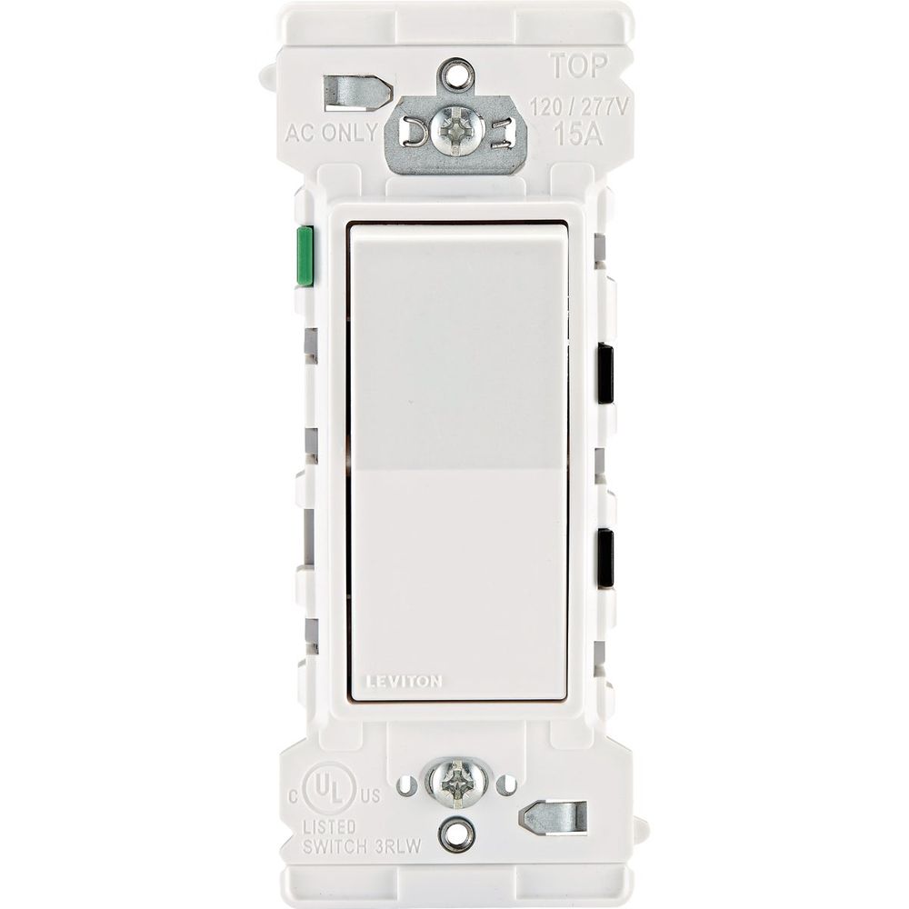 Leviton Decora Edge Residential Grade 15A… h, White | Wilco